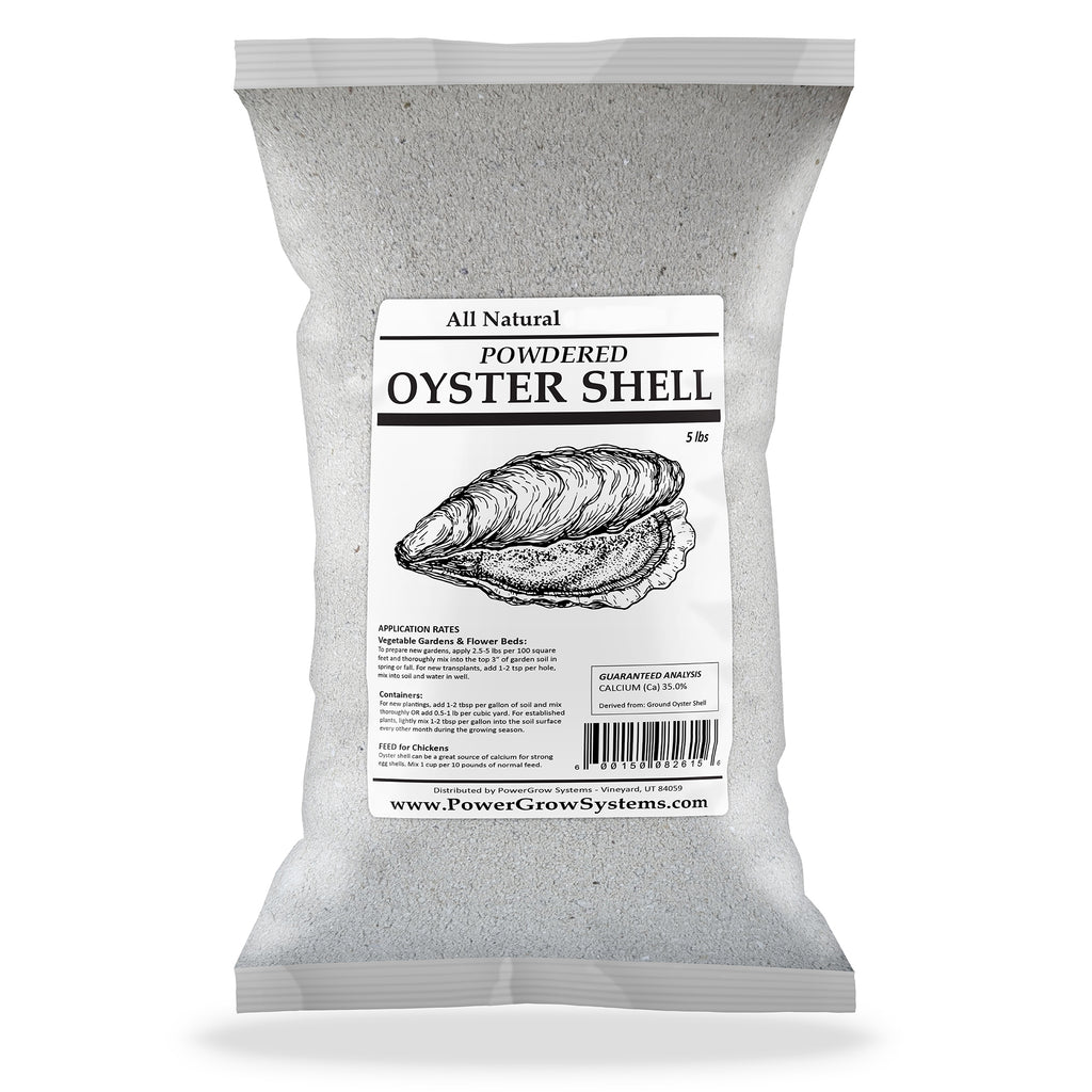 OYSTER Shell Powder - All Natural Ground Oyster Shell – PowerGrow ...