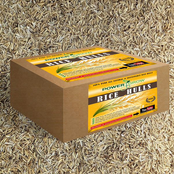 Rice Hulls - Premium All Natural Rice Hulls in BULK – PowerGrow Systems ...